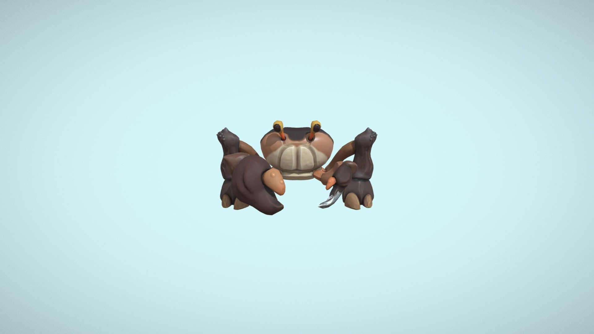 Crab Enemy - Download Free 3D model by Nabbakadnashr [e222fe9] - Sketchfab