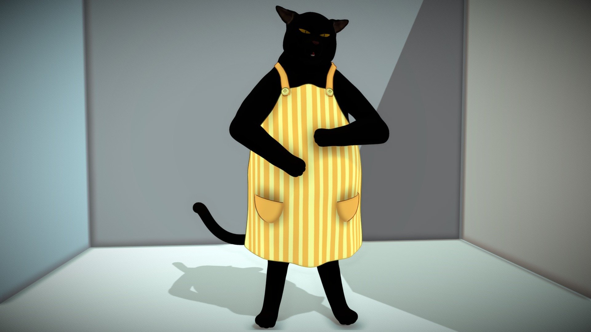 Yukichi - The Masterful Cat - 3D model by hipoojan [e22337c] - Sketchfab