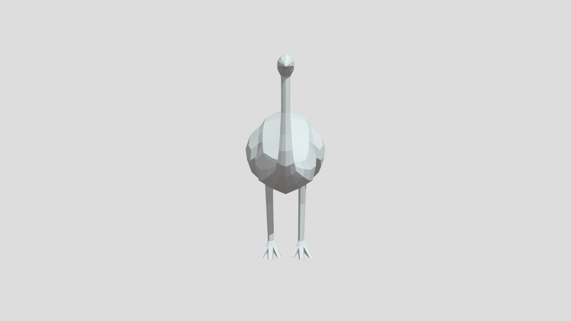 Ostrich from Poly by Google - Download Free 3D model by IronEqual (@ie ...