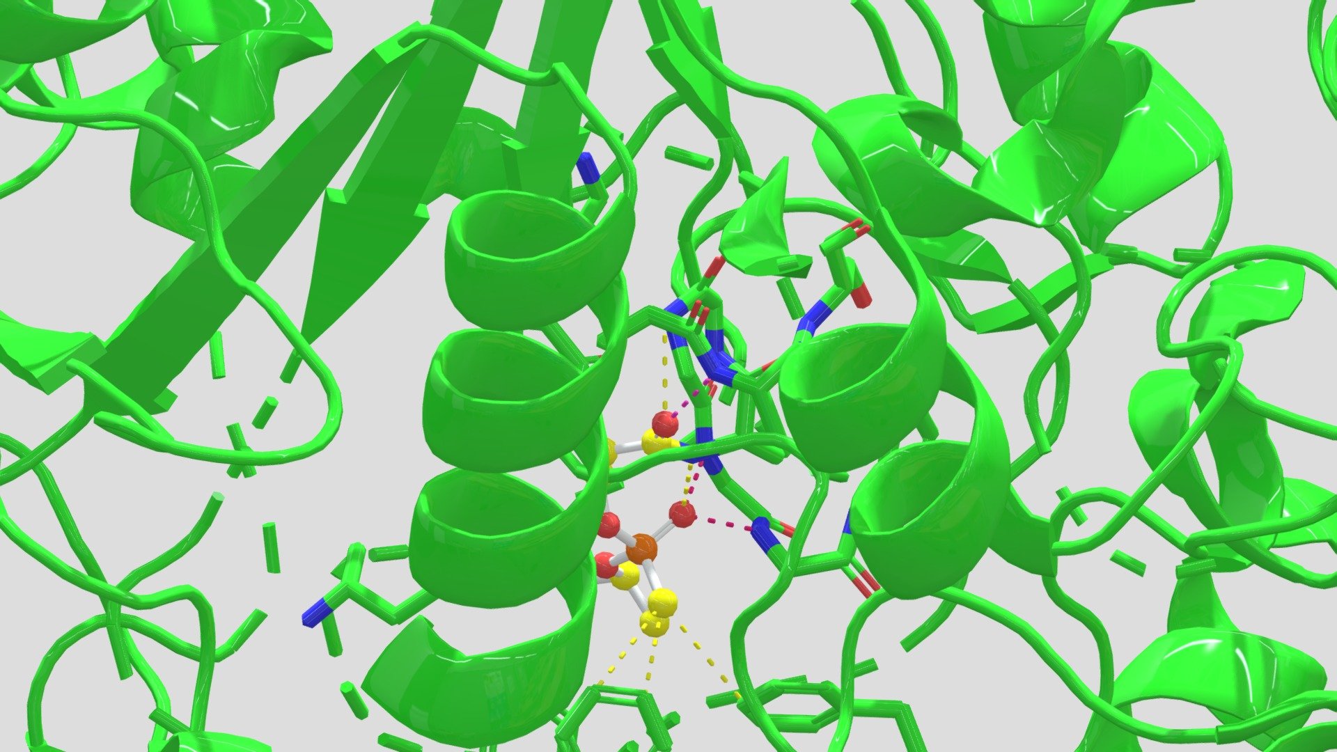Acetylcholinesterase and Sarin - 3D model by v-loves-brownies [e22479b ...