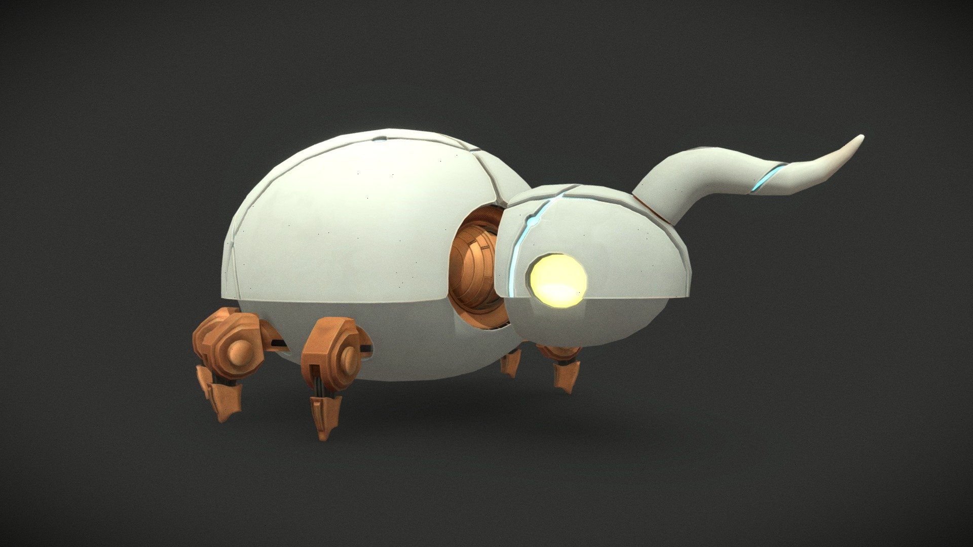 Tech robot - 3D model by CaffeinePainter [e224838] - Sketchfab