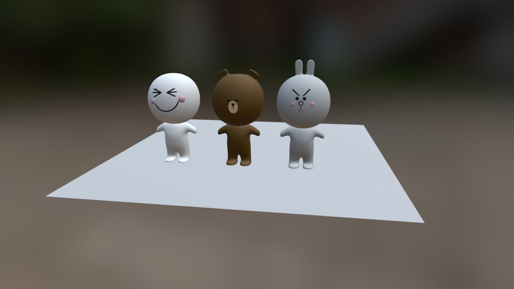 LINE Model - 3D model by Liao7171226 [e2249d7] - Sketchfab