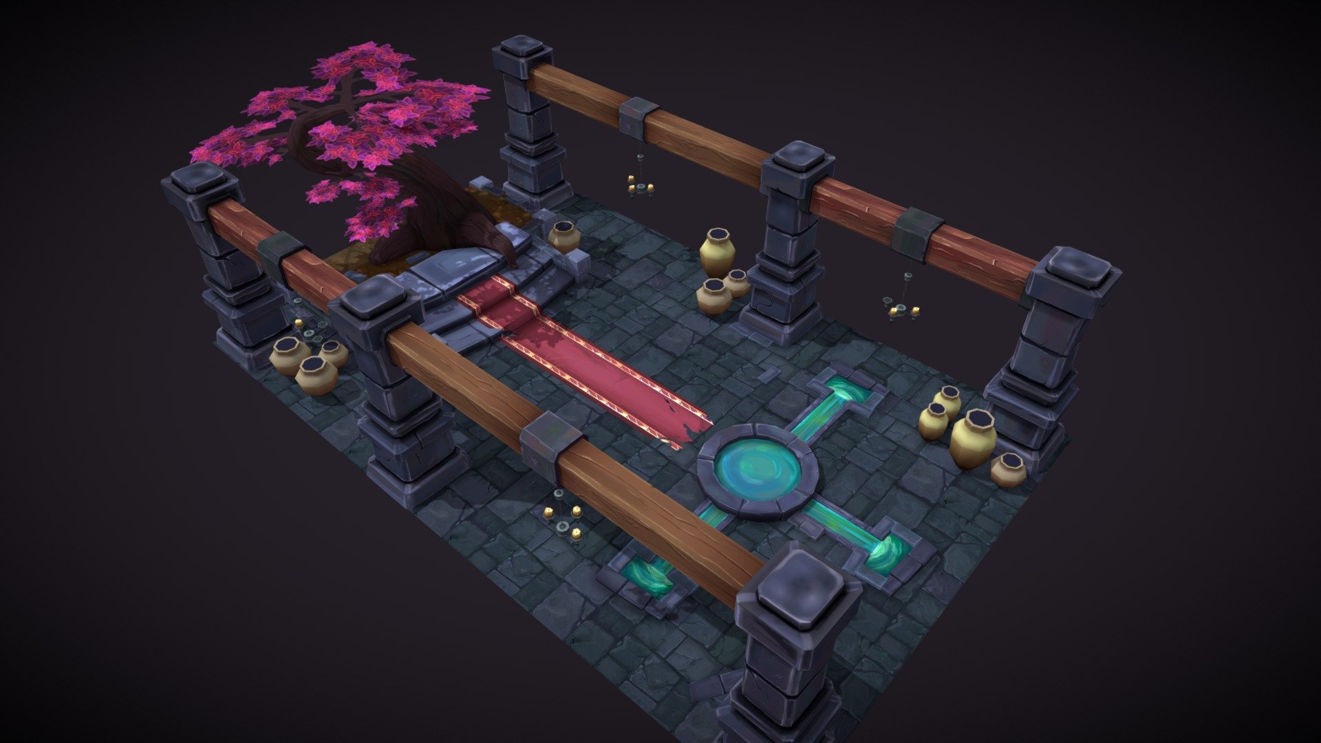 The Tree's Dungeon - Download Free 3D model by Jokim (@Joaquim.Falo ...