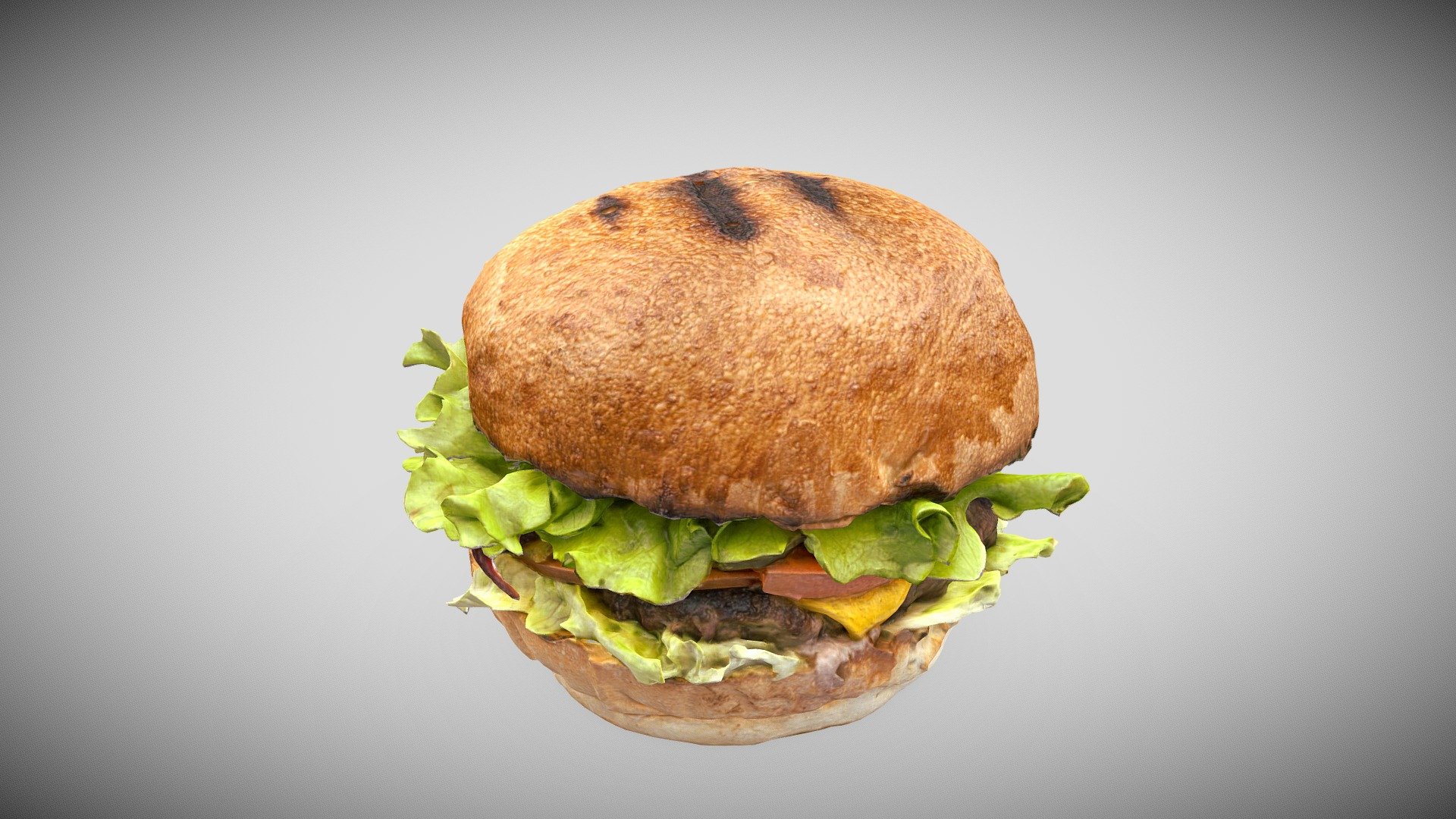 Burger Unotoro - 3D model by viar_technology [e229184] - Sketchfab