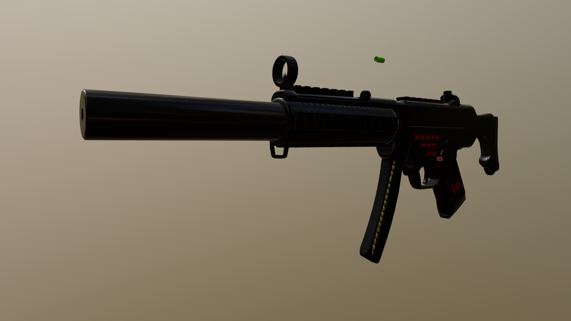 MP5 Heimlichkeit 1 (Firing Animation) - 3D model by Harri Jones ...
