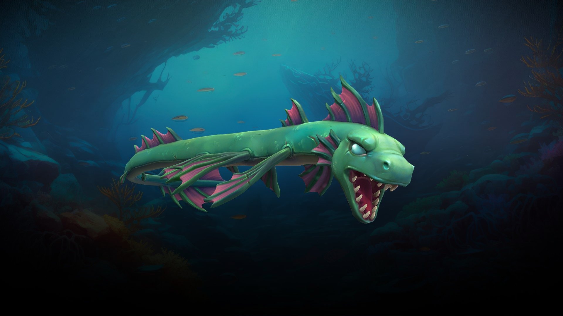 Stylized Sea Serpent - 3D model by N-hance Studio (@Malice6731 ...