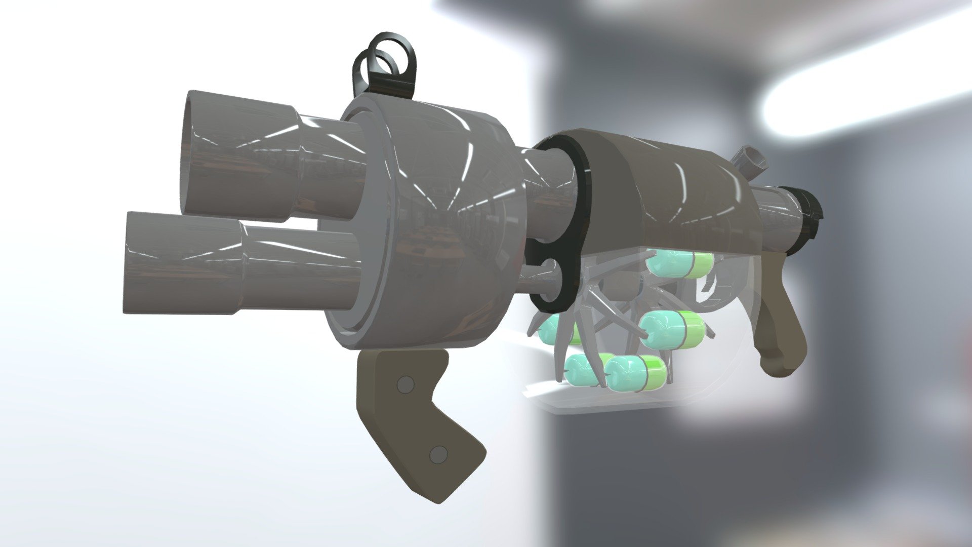 Sticky Gas Bomb Launcher - Download Free 3D model by Eugene Yi ...