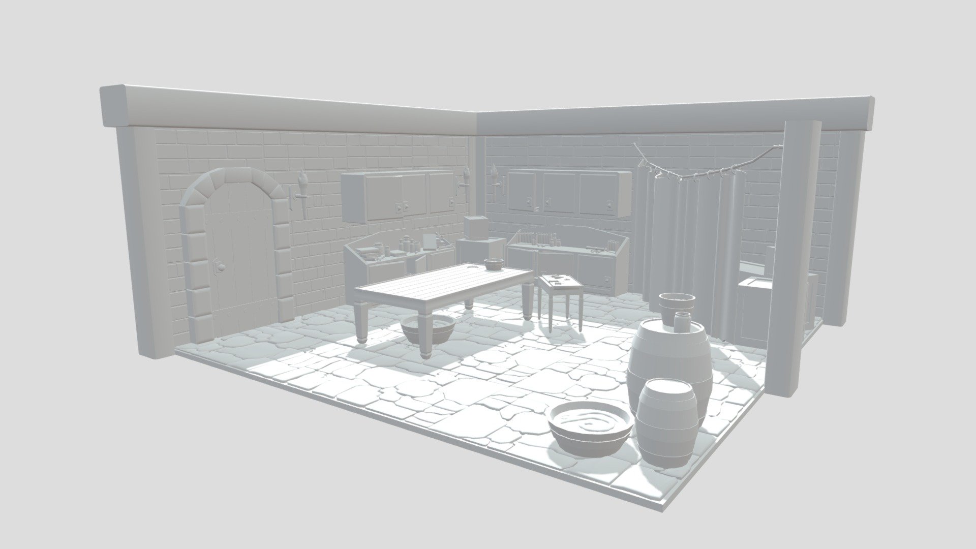 Medieval Morgue - 3D model by Kylee Holt (@Kholt_RAGE) [e22d3f5 ...