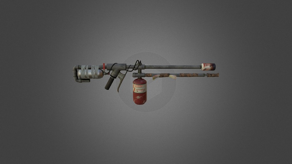 Flamethrower | The Last of Us - 3D model by jovcem [e22e1f8] - Sketchfab