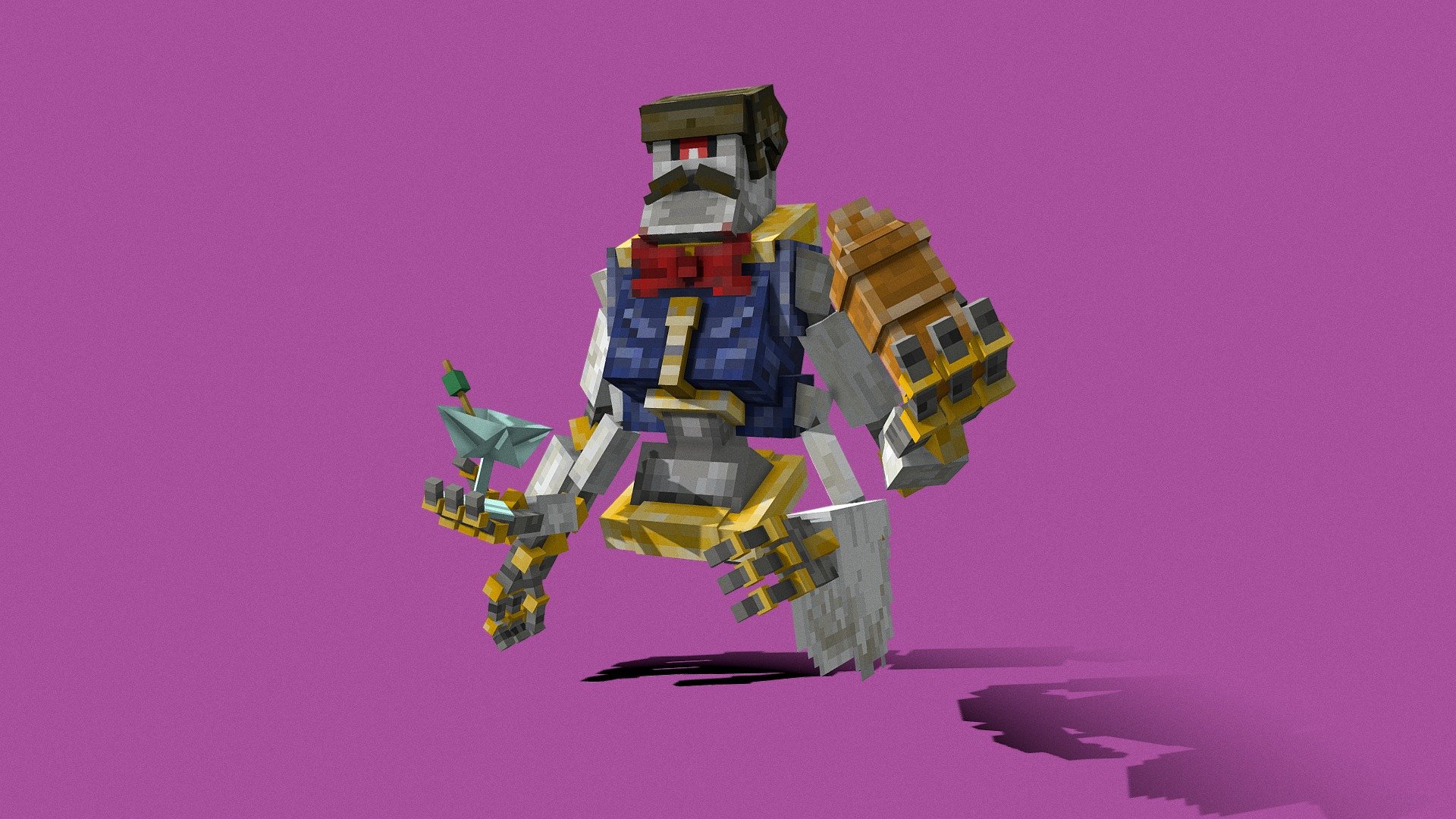 Blockbench - Robot Bartender - 3D model by MexBot.Arts [e22ed9b ...