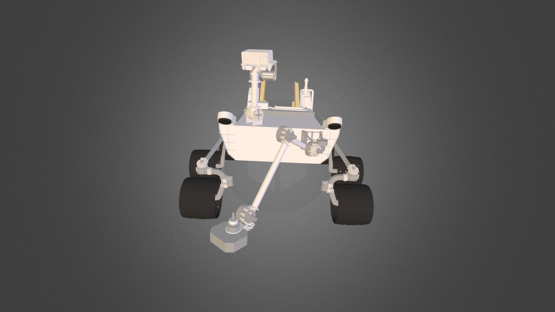 Łazik Curiosity / Curiosity Rover - 3D model by SOLIDEXPERT [e230348 ...