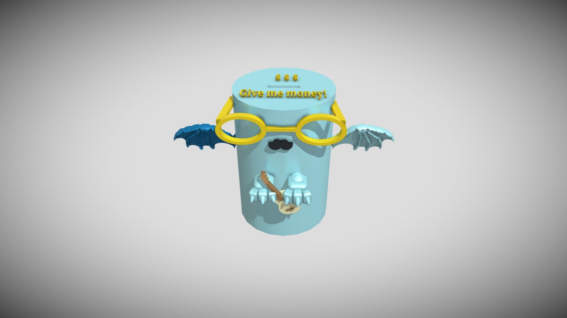 Monster Money Saving Box by José Moscote - Download Free 3D model by ...