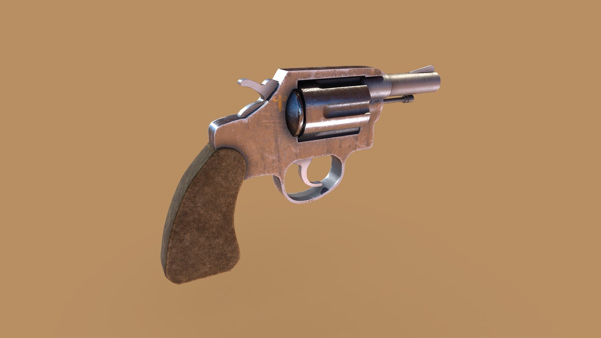 Revolver - Download Free 3D model by Atilla Kutluay Erdoğay (@akerdogay ...