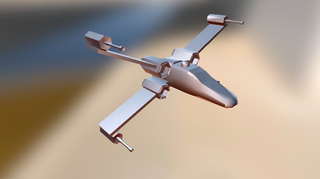 X-Wing - 3D model by abasco [e234274] - Sketchfab