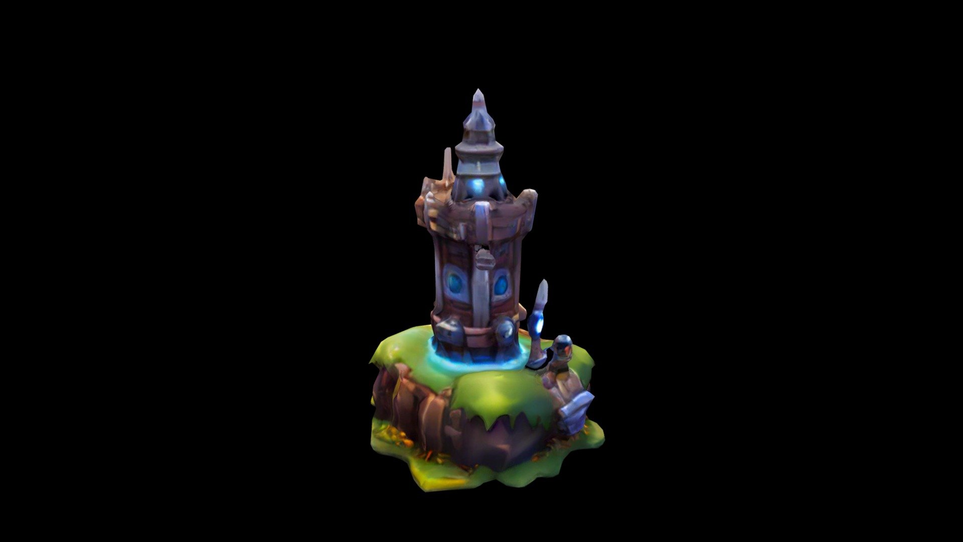 Tower Fall RTS building 1626f37e-ca68-4aef-a2fa- - Download Free 3D ...