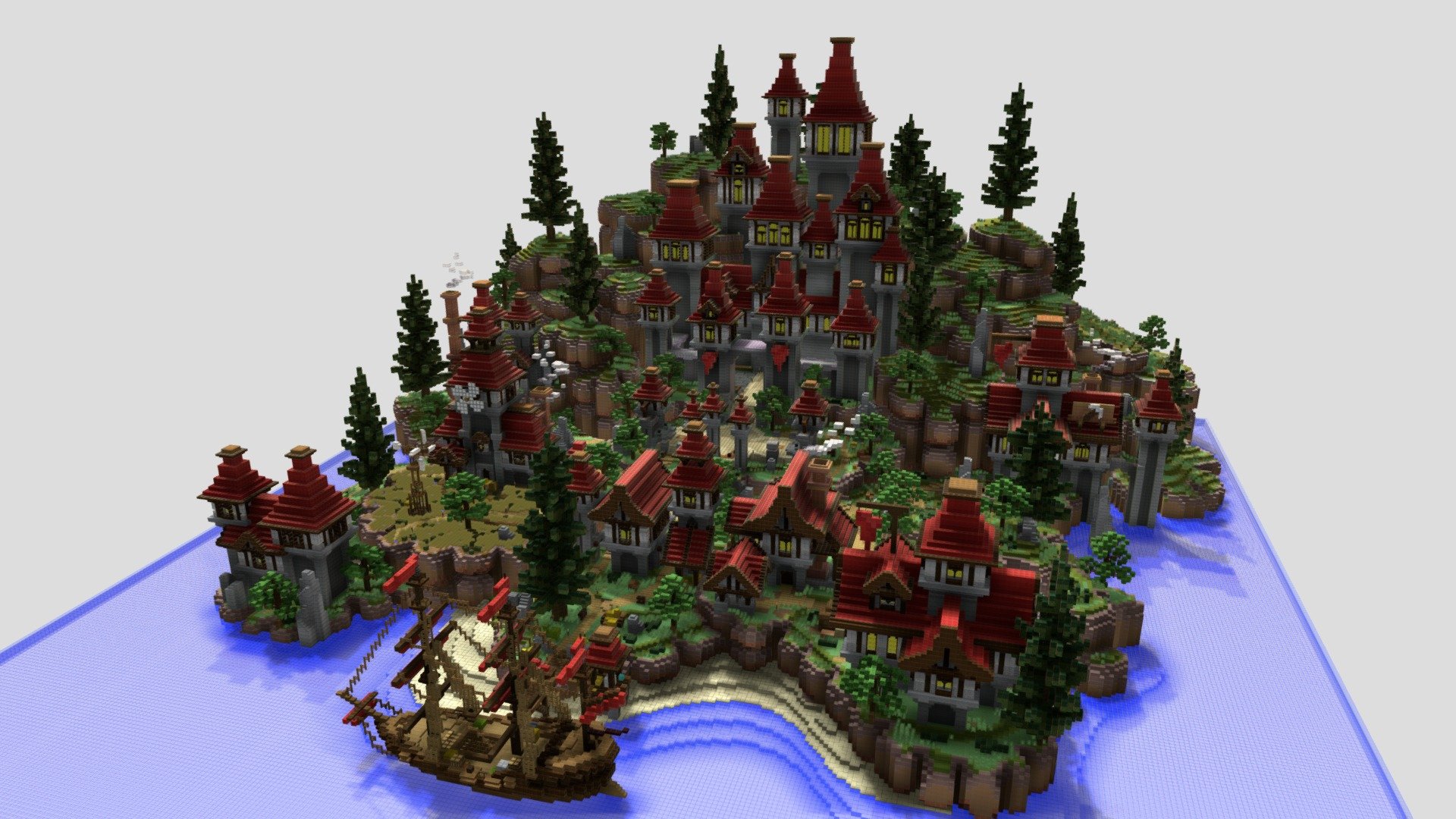 Nortron - Minecraft Lobby - 3D model by AizenessTeam (@suspectalien) [e23648c] - Sketchfab