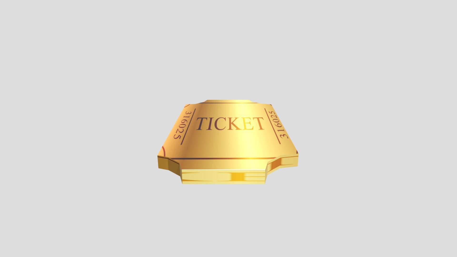 Ticket Low Poly - Download Free 3D model by imlcbaylor [e237c95 ...