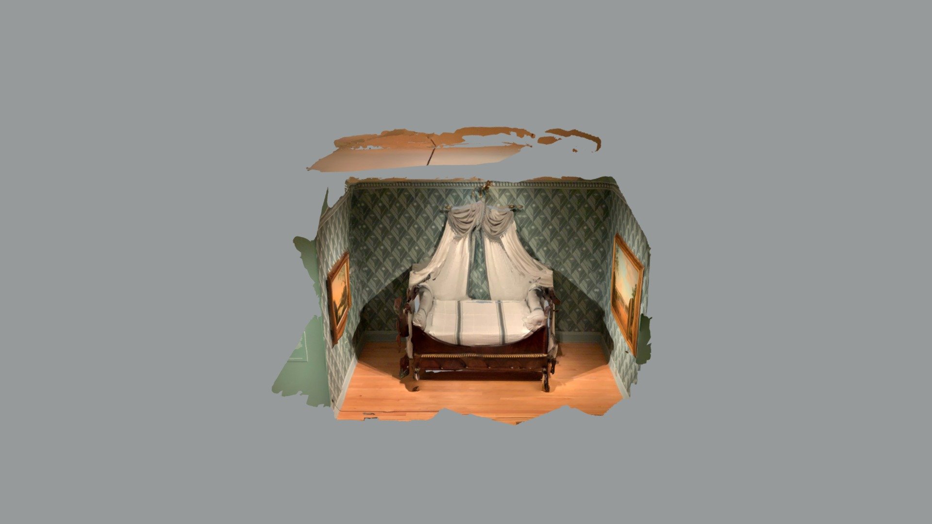Napoleon’s Older Brother’s Bed (VCU_3D_7530) - 3D model by Virtual ...