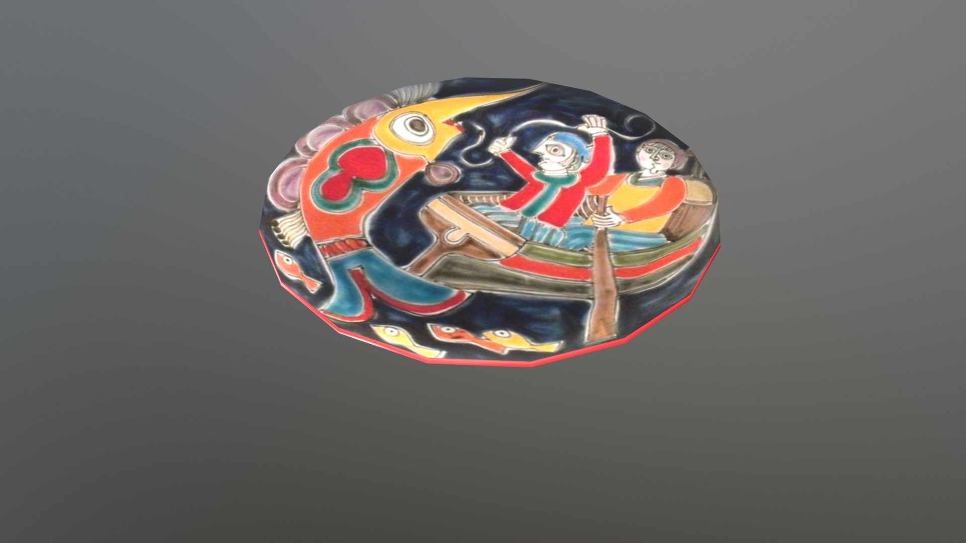 Piatto Ceramica Palermitana - Download Free 3D model by lorena.ragusa ...