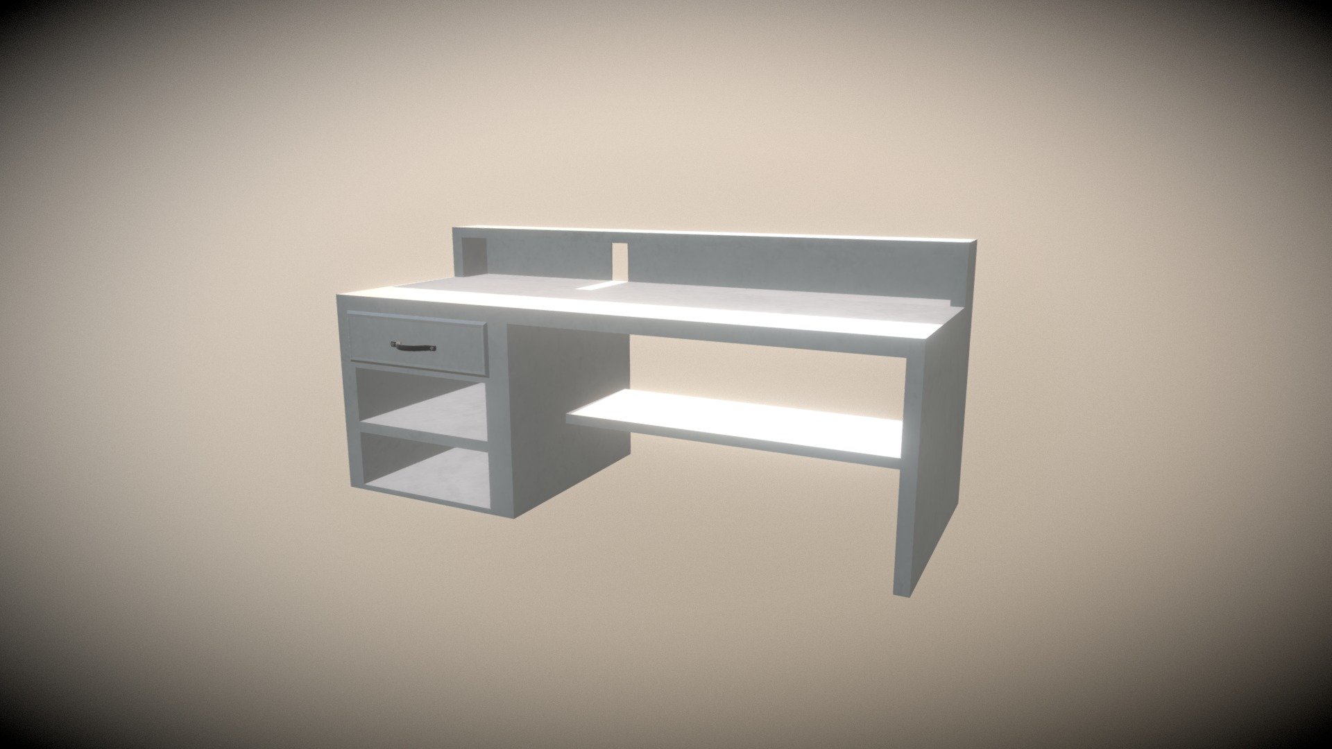 Desk - Final Major Project - 3D model by Pixodyssey (@hannah-designs ...
