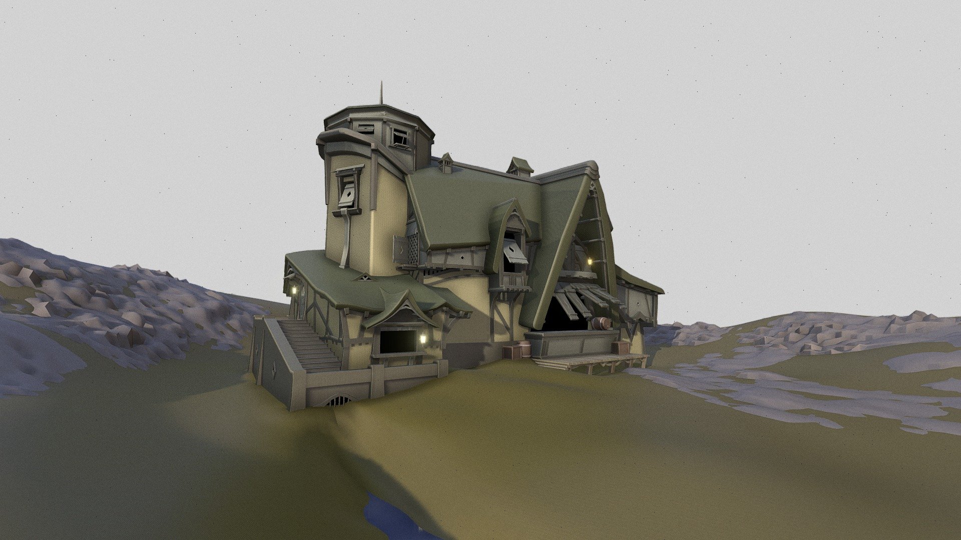 magic house - Download Free 3D model by cepela [e23a666] - Sketchfab