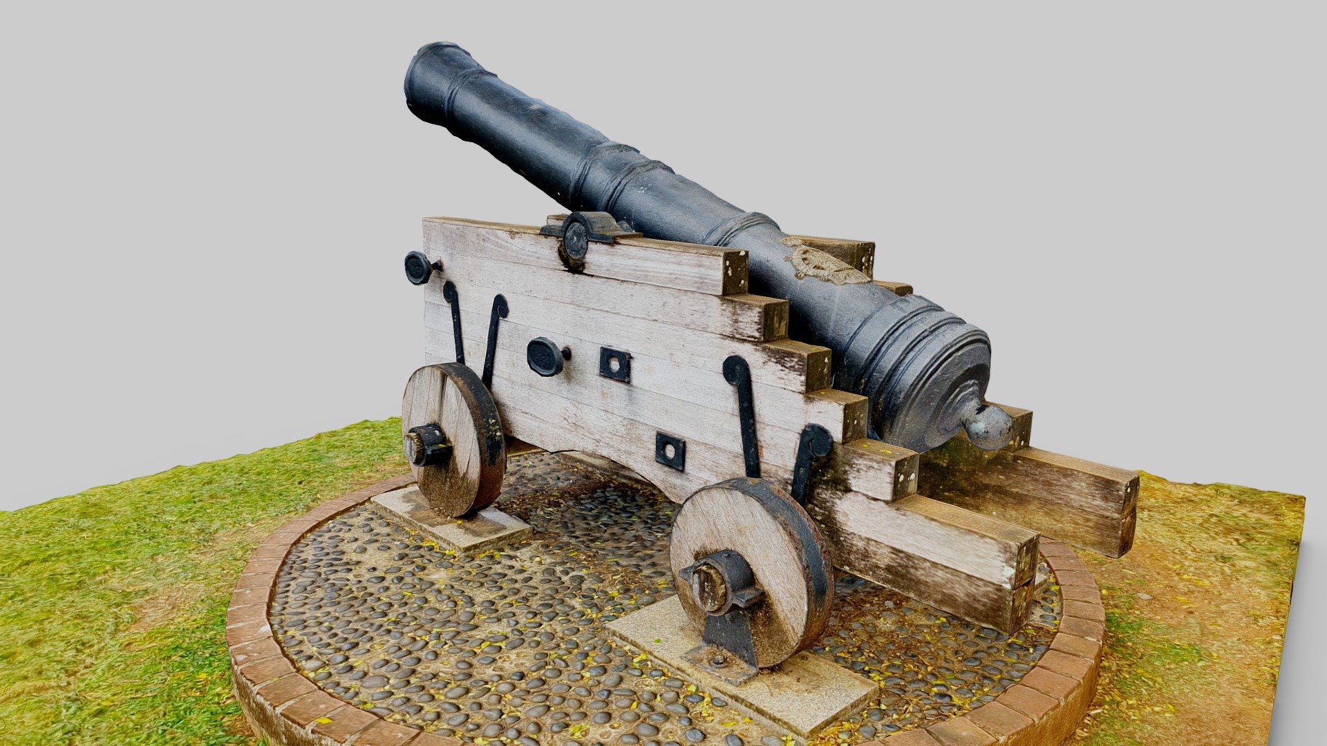 A replica of the cannon - 3D model by yuma.jp (@YYouzhen) [e23a766 ...