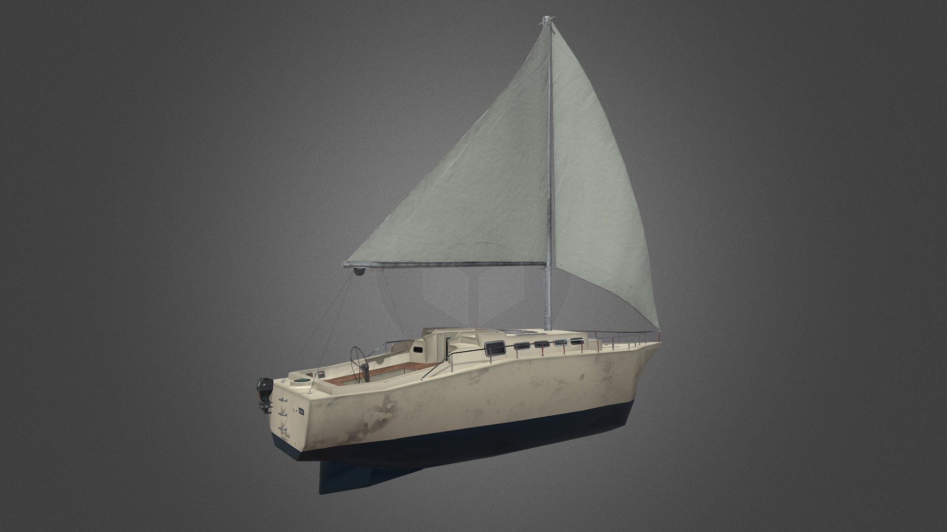 Sailboat (Game Asset) - Download Free 3D model by Hamzeh Jafari ...