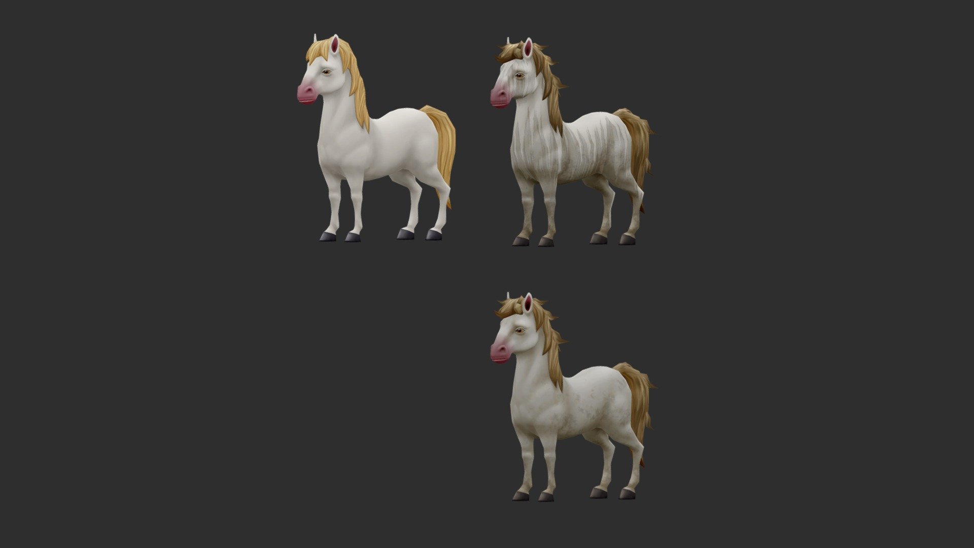 Horses_Preview - 3D model by AntonS (@antonsyutkin) [e23dd78] - Sketchfab
