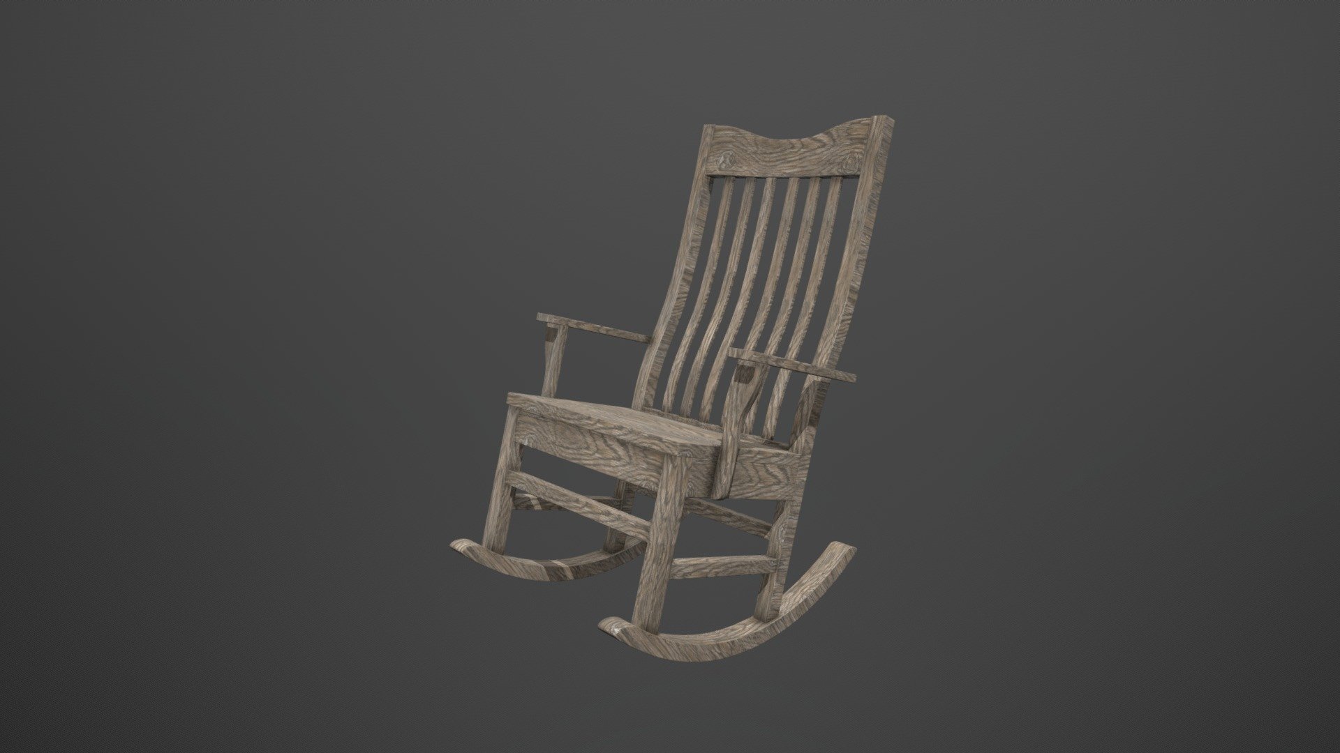 Rocking Chair - 3D model by Simon Bakken (@SimonBakken) [e23de38 ...