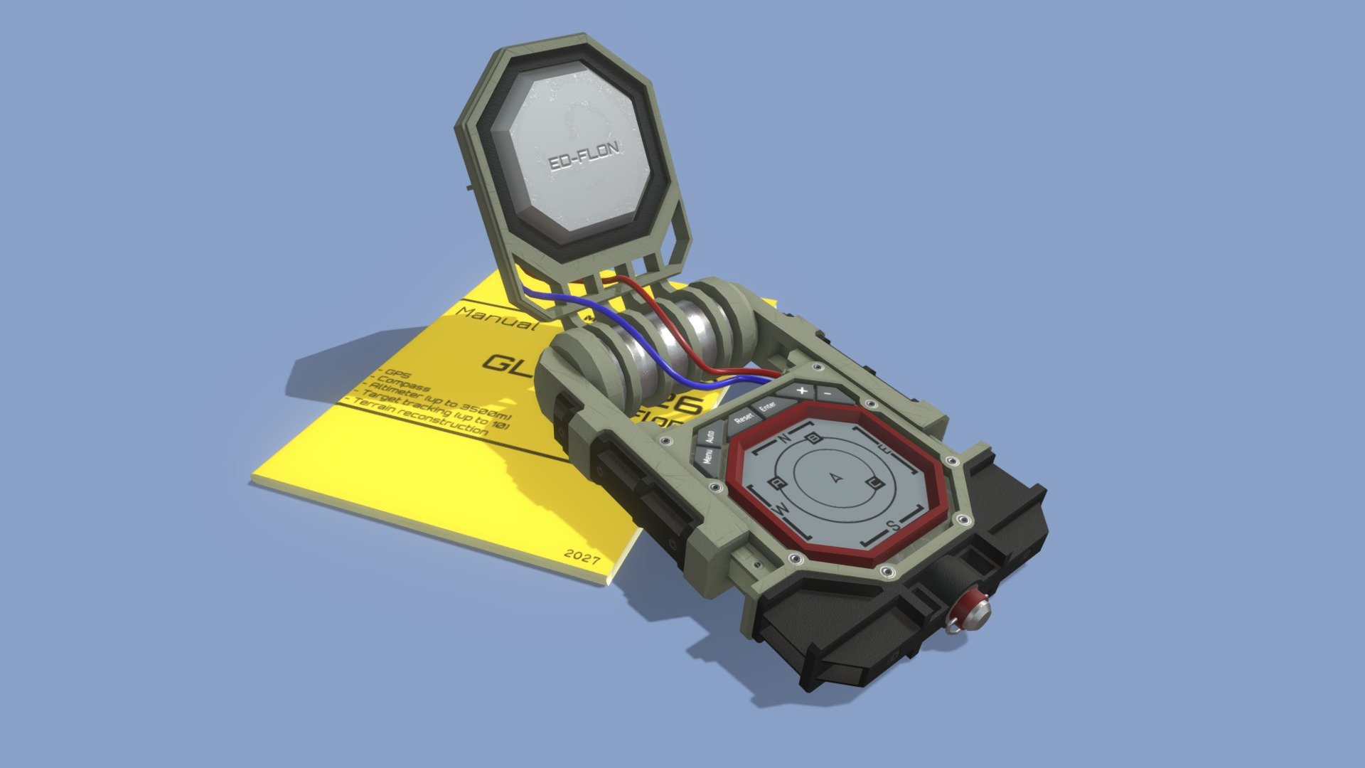 Military Special GPS GLSM-R26 (With Manual) - Download Free 3D model by ...