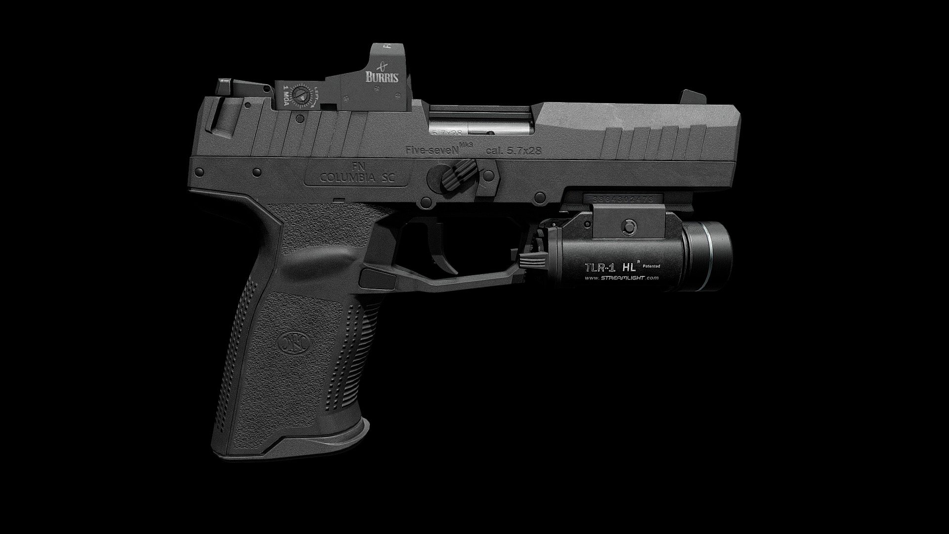 FN Five-Seven MK3 - 3D model by Shurimchik [e23fb87] - Sketchfab
