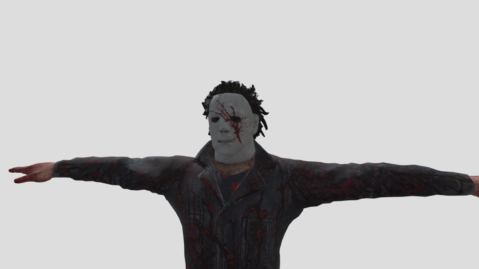 michael myers bloody - dead by daylight - Download Free 3D model by ...