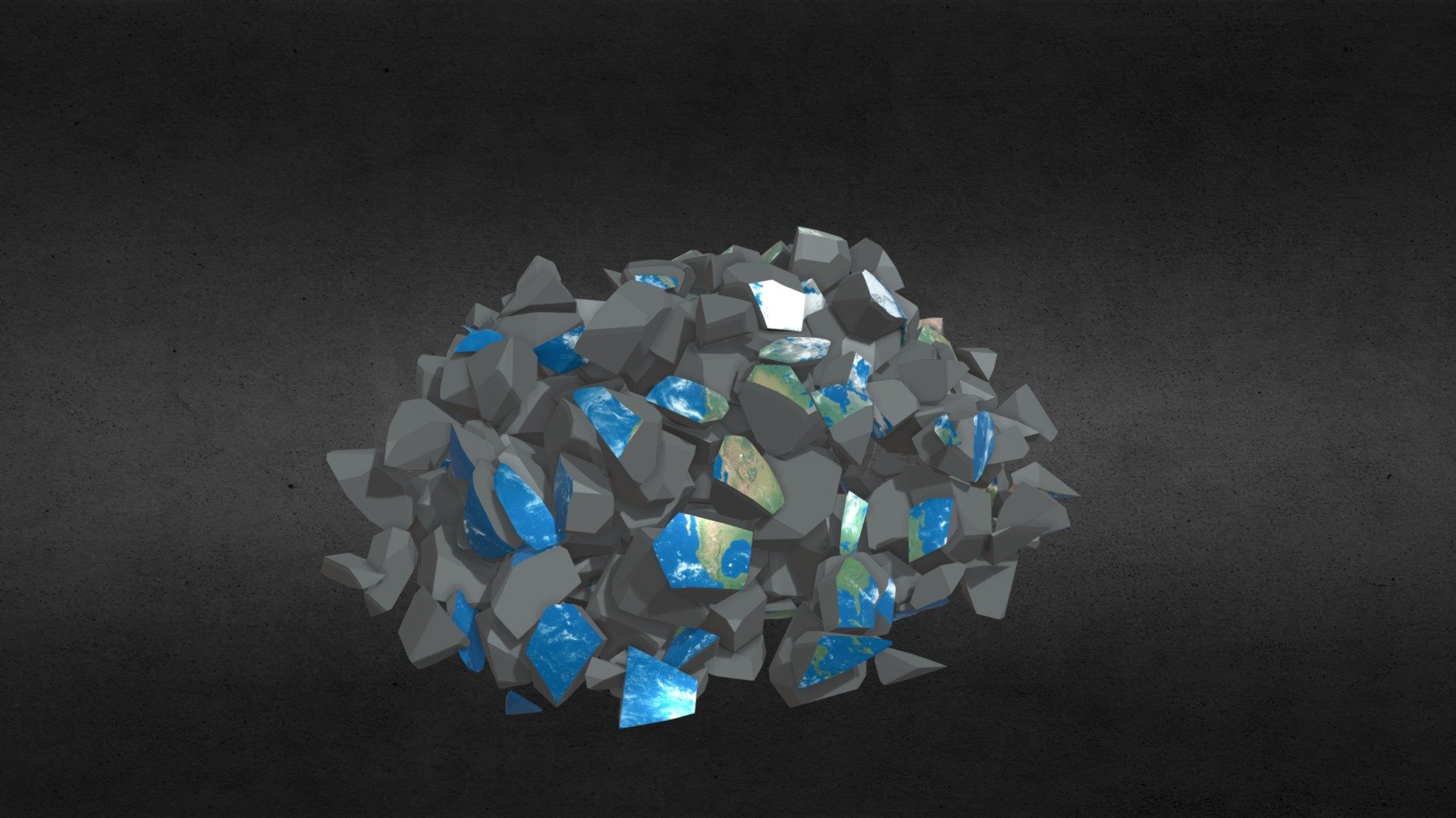 Earth destroying crush - Buy Royalty Free 3D model by endike [e2415b8 ...