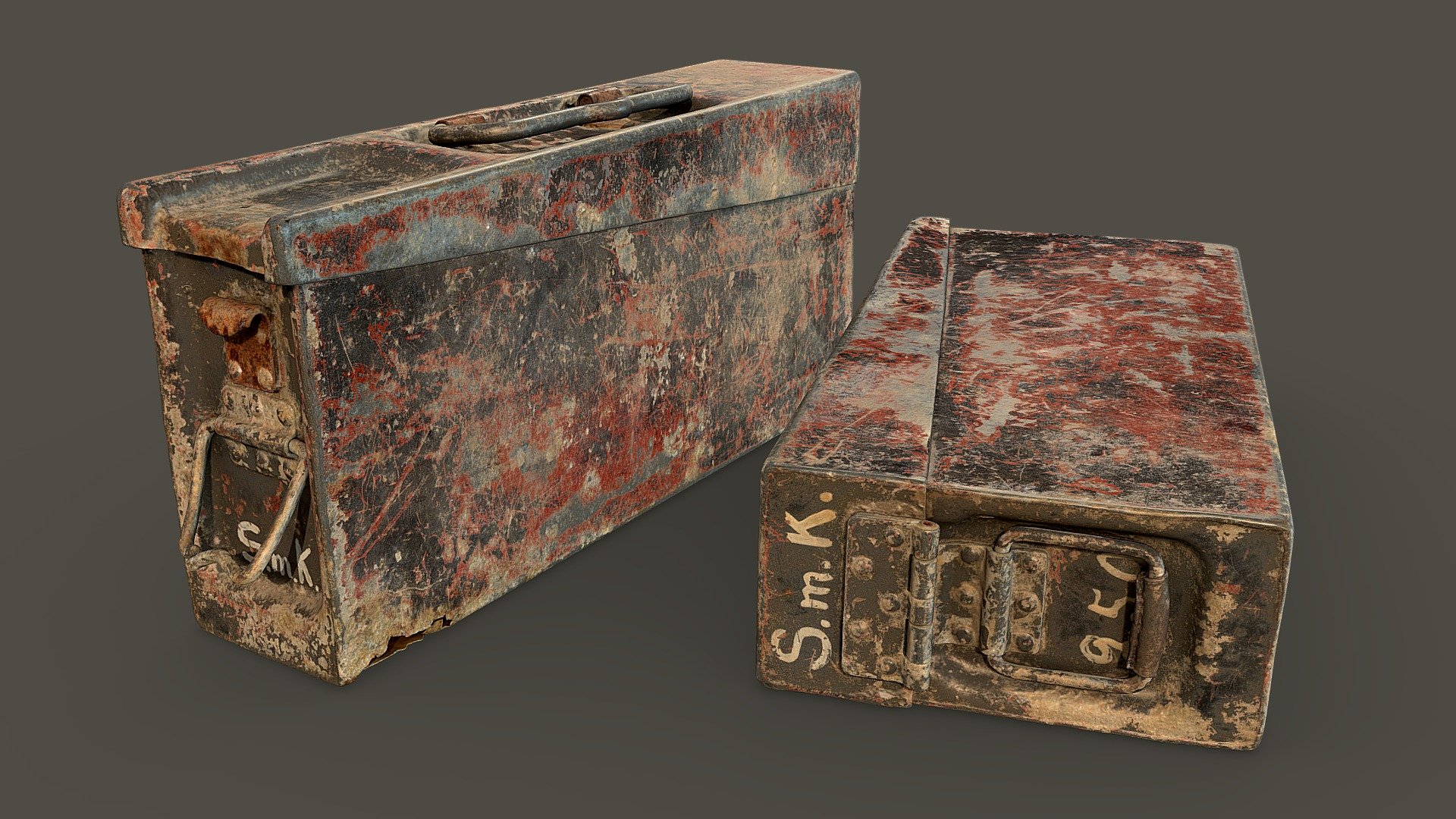 WWII Ammo Crate - 3D model by kanistra [e245b64] - Sketchfab