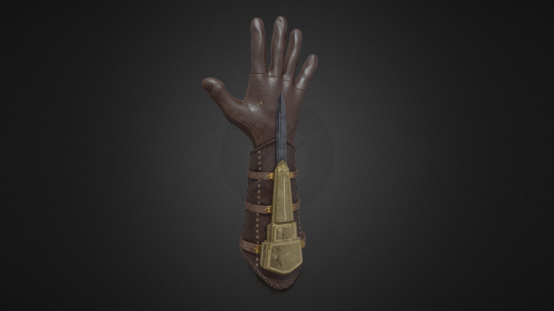 Hidden Blade Assassins Creed (WIP) - 3D model by Finn (@finnpic ...