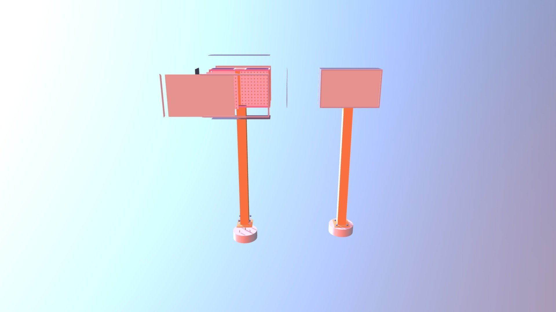 Sign BOX Fab Structure - 3D model by tyniweb [e24886c] - Sketchfab