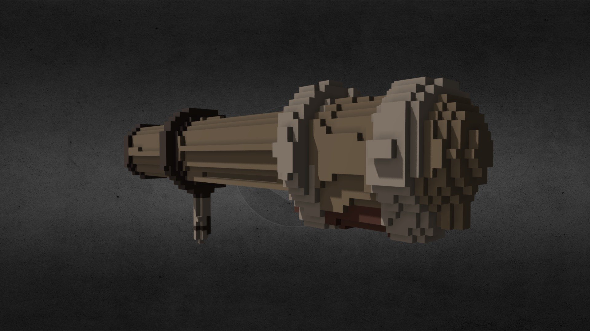 Rust RocketLauncher (128x) - 3D model by Retronix [e24989b] - Sketchfab