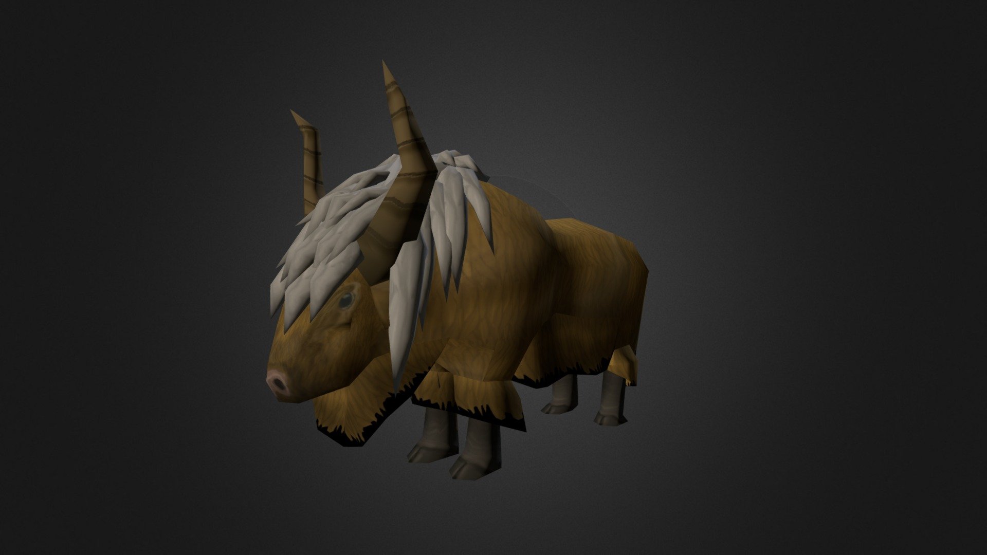 Yak - 3D model by ekoekohd [e249dbc] - Sketchfab