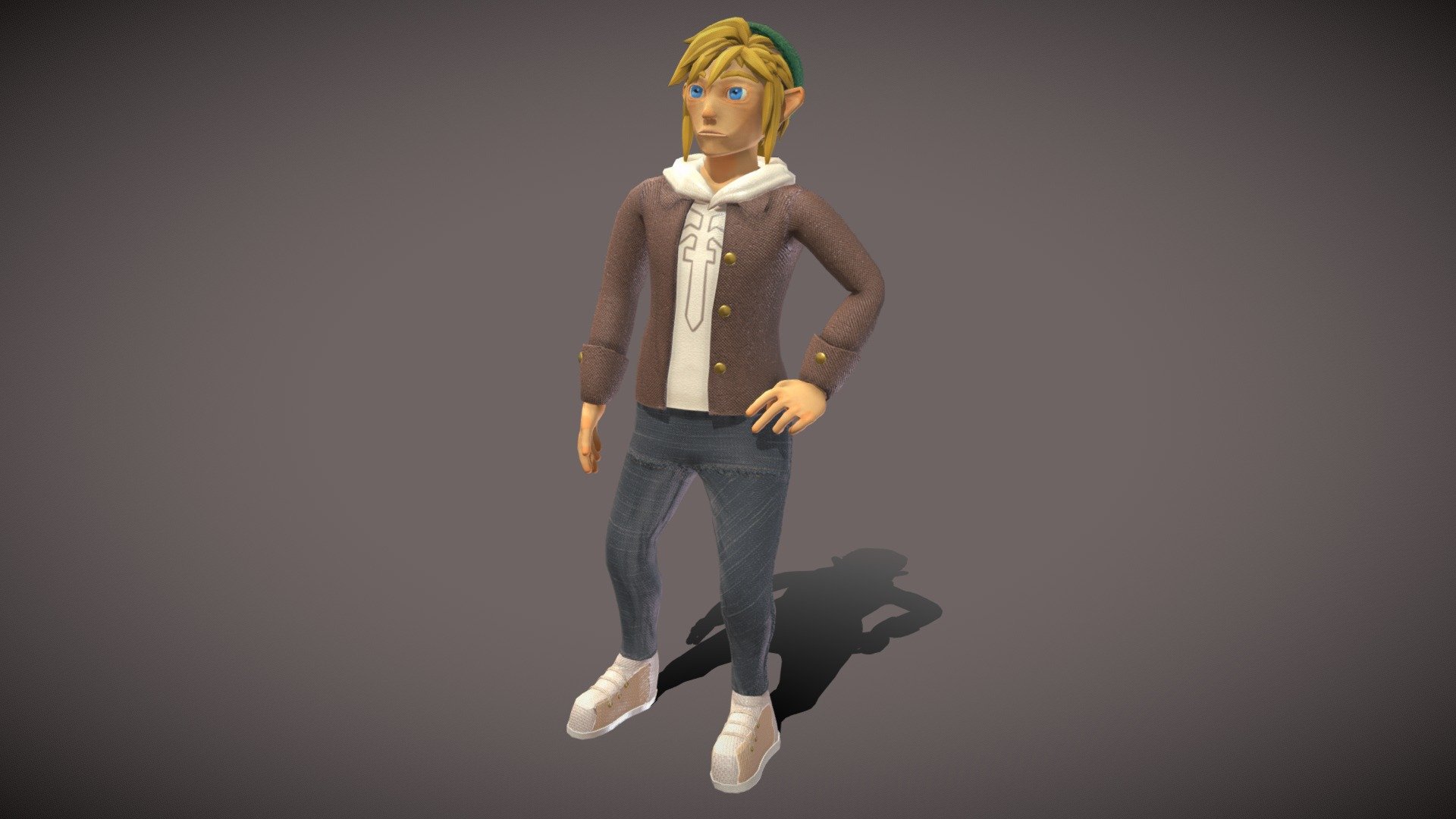 Character Texture and Model: Link BOTW - 3D model by violett14 [e24b64f ...