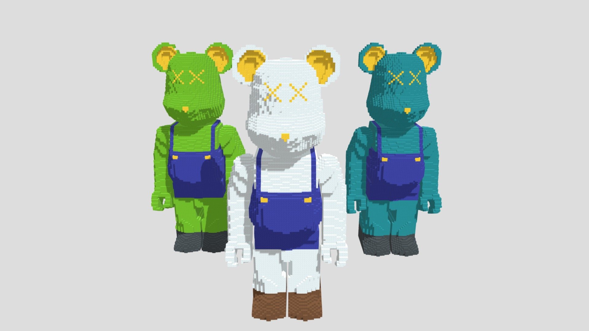 Bearbrick 3.obj - 3D model by fedchanko [e24b962] - Sketchfab