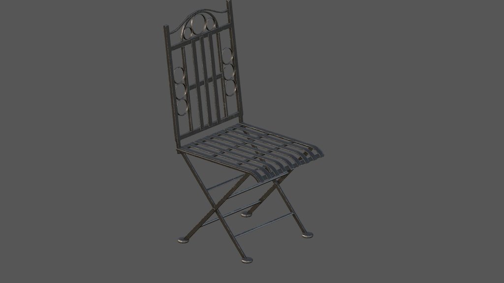 Outdoor Chair - 3D model by matthew.atkinson [e24bcb6] - Sketchfab