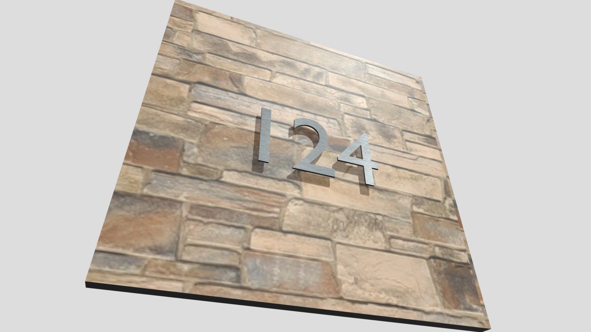 House Number 124 - 3D model by Can West Legacy Inc. (@canwest) [e24df80 ...