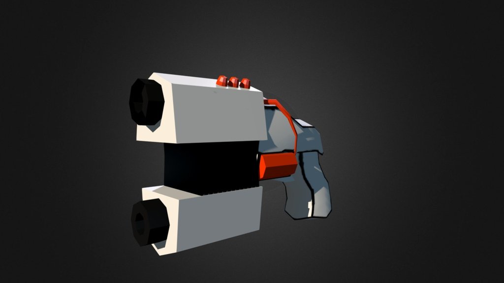 Cyber Gun - Download Free 3D model by alvarobmn [e24e3c0] - Sketchfab