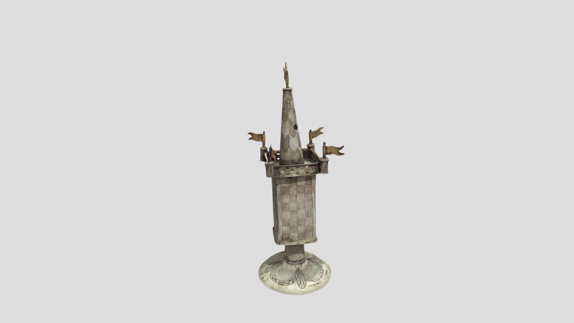 C 1972.12.11.7 Silver besamin - 3D model by Jewish Museum London ...