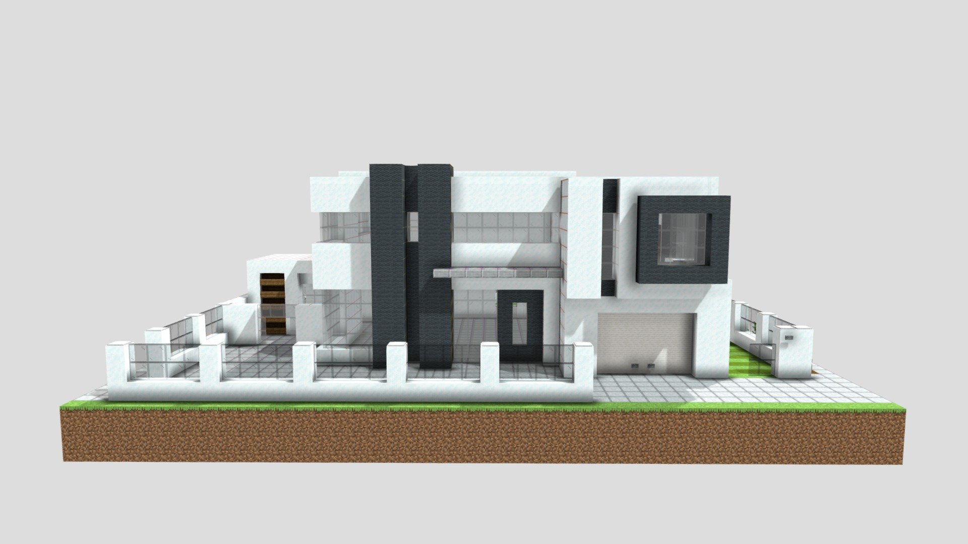 Minecraft Modern House - Download Free 3D model by jar (@jar9th ...