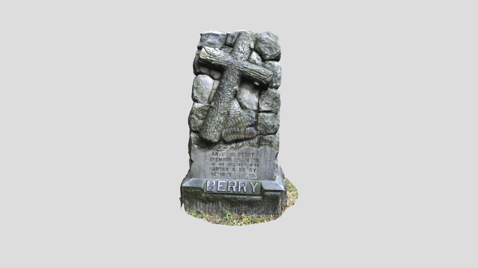 Berry Grave Marker (VCU_3D_5411) - Download Free 3D model by Virtual ...