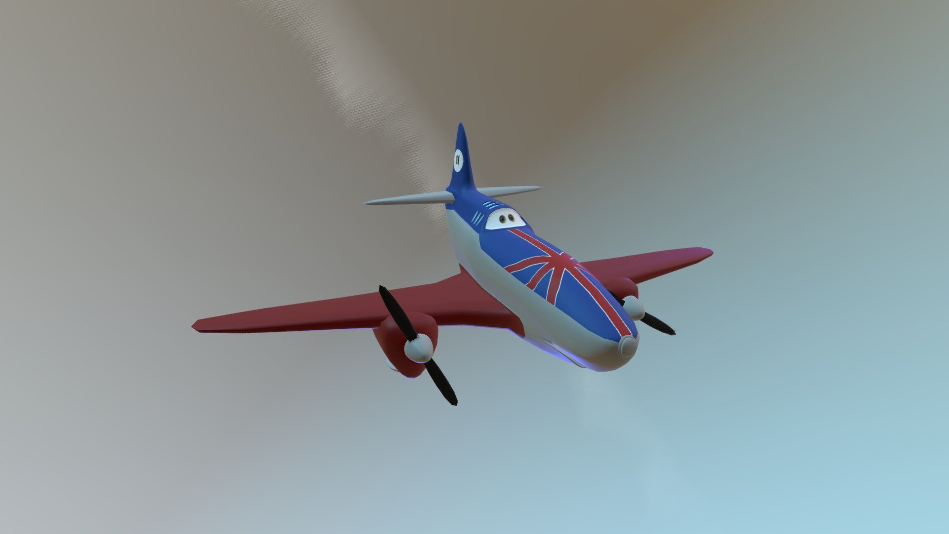 Avión - 3D model by Farías (@farias) [e252b7e] - Sketchfab