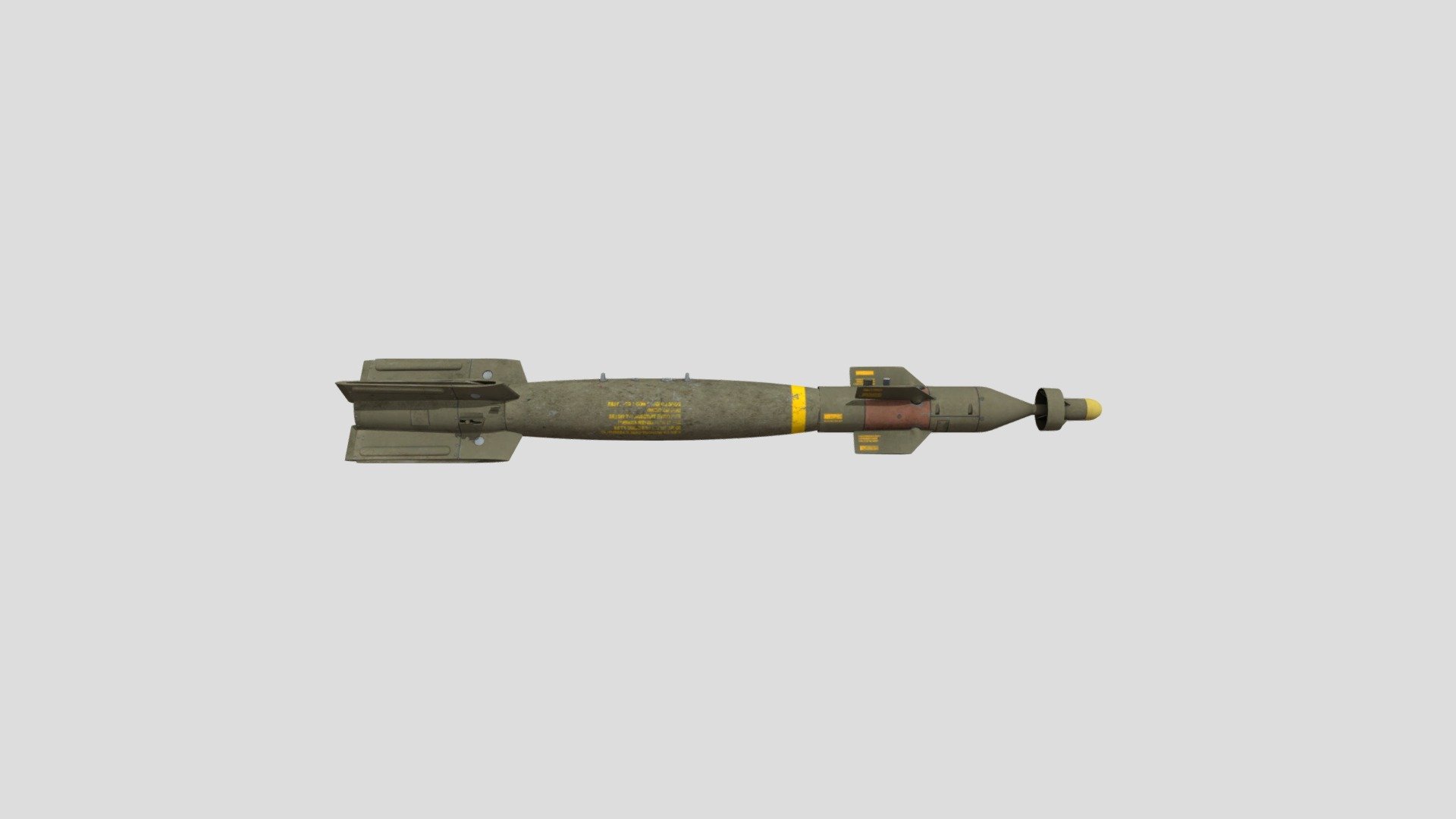 US GBU-12 Paveway II guided bomb (War Thunder) - Download Free 3D model ...