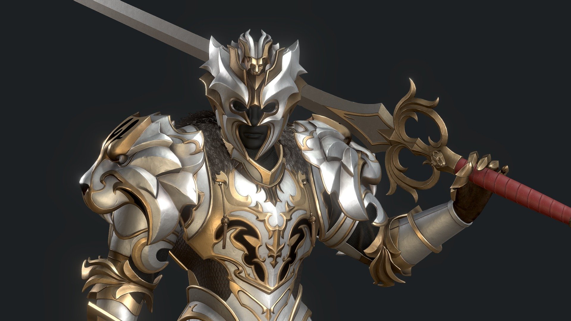 Knight - game character - 3D model by jkellner (@vhyn) [e254657 ...