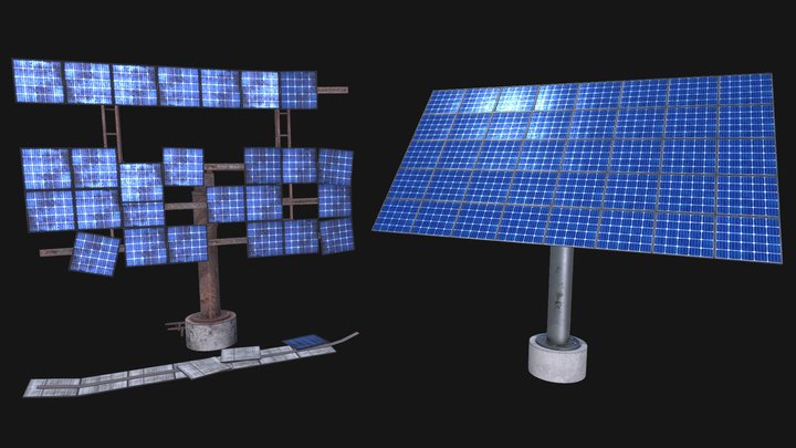 Solarpanel 3D models - Sketchfab